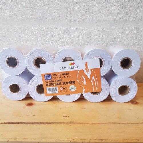 Kertas Telstrook/Kertas Kasir/Kertas Struk HVS Rol Paperline Ukuran ...
