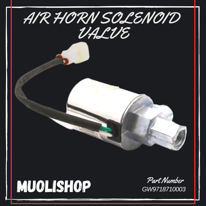 𝙈𝙐𝙊𝙇𝙄 SINOTRUK HOWO PARTS Air Horn Solenoid Valve WG9718710003 Auto ...