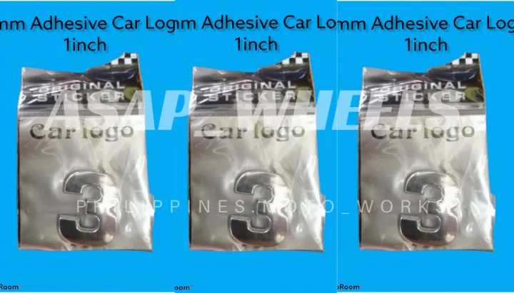 3 MM. ADHESIVE CAR LOGO 1 INCH. | Lazada PH