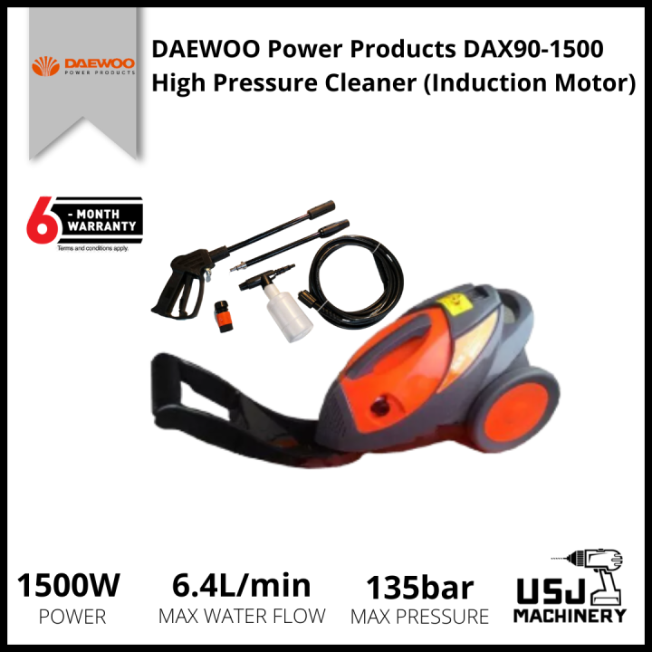 DAEWOO Power Products DAX90-1500 High Pressure Cleaner (Induction Motor) | Lazada