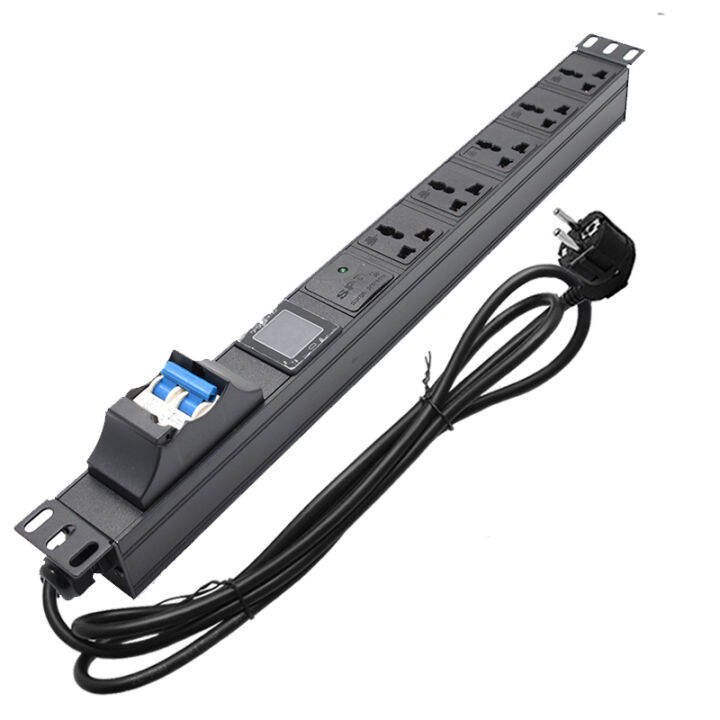 (จ่ายไฟ) PDU Cabinet Rack Mount Metal Power Panel Power Distribution ...