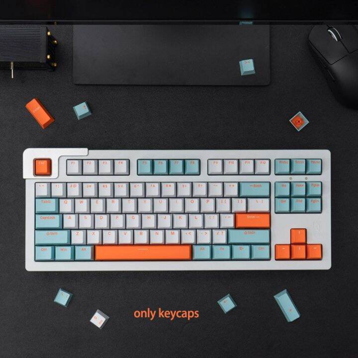 GMK Clones Salmon Keycaps Double Shot 113 Keys Oem Profile Keycap For ...