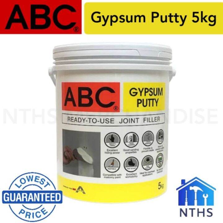 【COD】daixi19770217 ABC Gypsum Putty 5 KG Ready to Use | Lazada PH