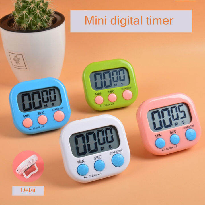 Mini digital timer counter manual electronic timer countdown sports ...