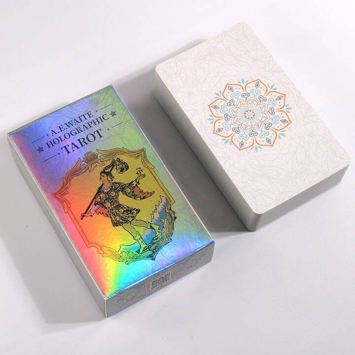 swr-027 Waite Holographic Tarot Rainbow Cards Deck Flash Card Fortune ...