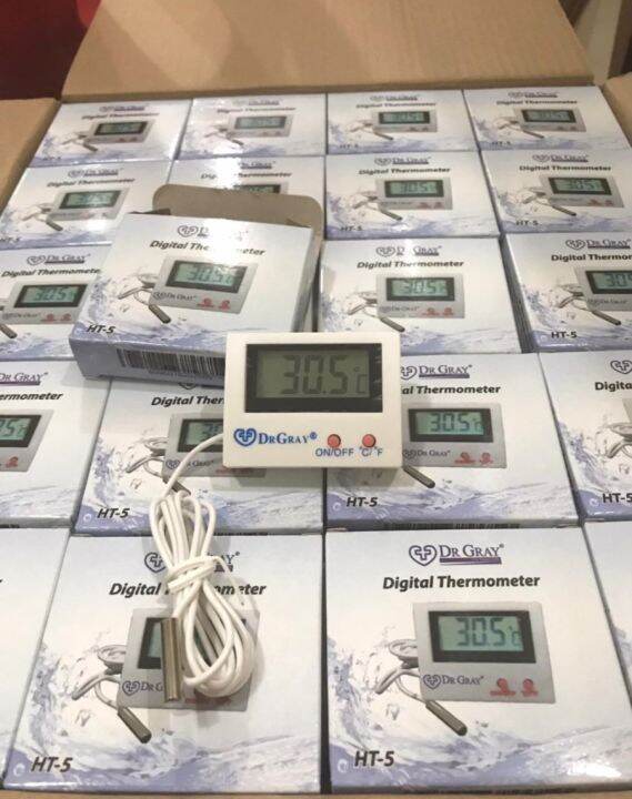 Digital Termometer Akuarium Thermometer Aquarium Ukur Suhu Air ht5 dr ...