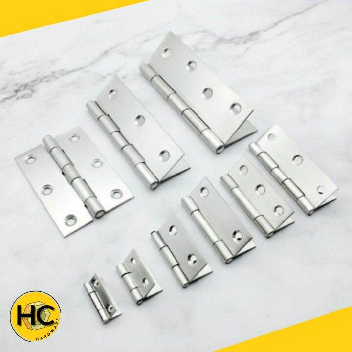 BRIGHT LIGHT / HEAVY IRON HINGES ENGSEL BESI NIPIS / TEBAL 50MM 63MM ...