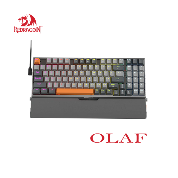 Redragon K648 OLAF 90% Wired Aluminum RGB Gaming Keyboard, 94 Keys Hot-Swap (EN/TH) | Lazada.co.th