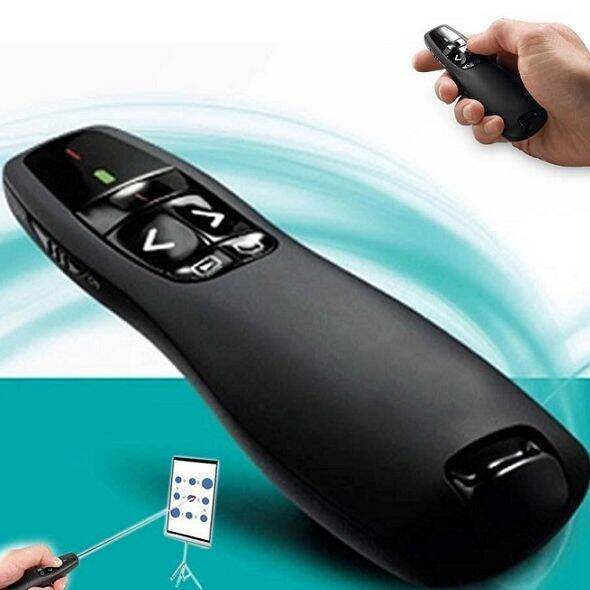 Remote wireless presenter laser Hijau Profftech P-400 / Pointer ...