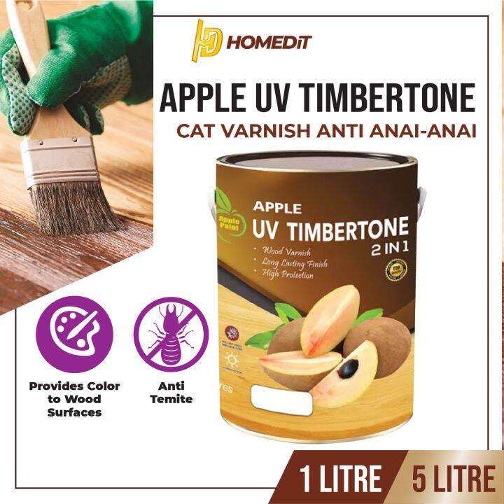 Homedit 1L/ 5L Cat Varnish Anti Anai-Anai /🔅Weather Resistance Quality ...