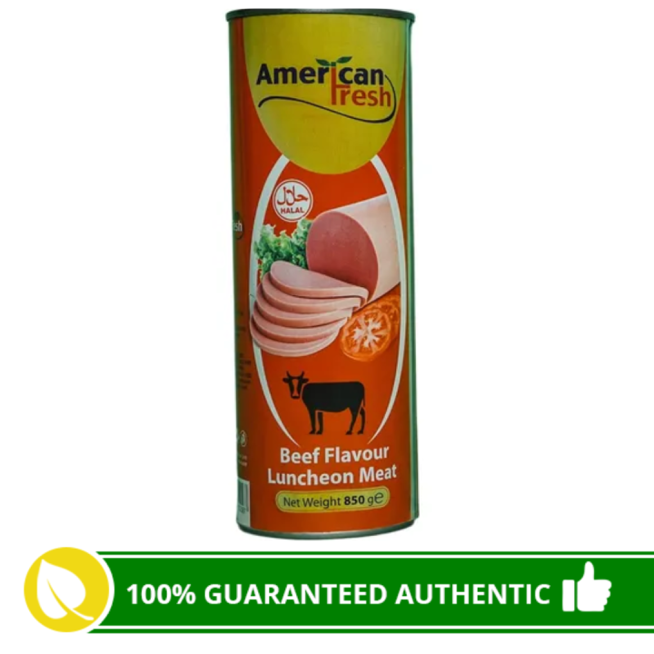 American Fresh Beef Flavor - Halal Luncheon Meat 850g | Lazada PH