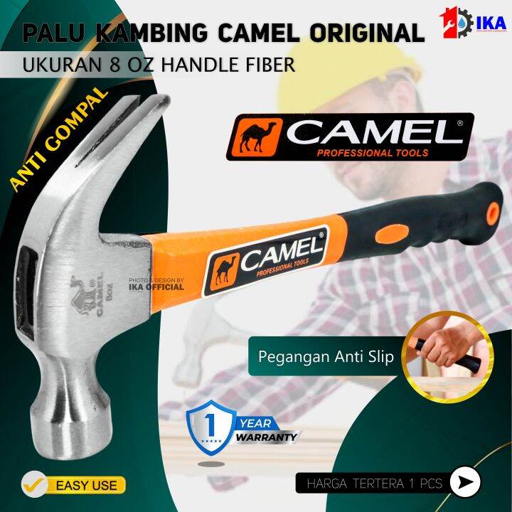 Camel Palu Kambing Gagang Fiber 0.25kg 8oz - 0.25 kg 8 oz Palu Kambing ...