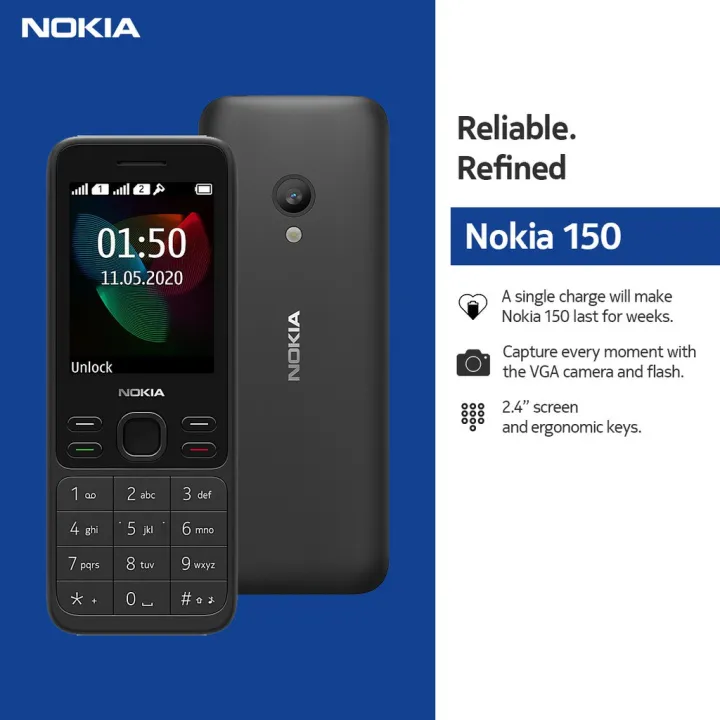 Nokia 150 (2020) 1020 mAh - Basic Phone | Lazada PH
