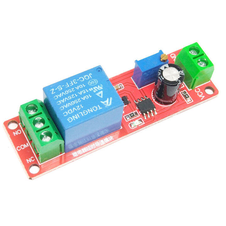 DC 12V delay relay shielding 0~10S NE555 timing switch adjustable ...