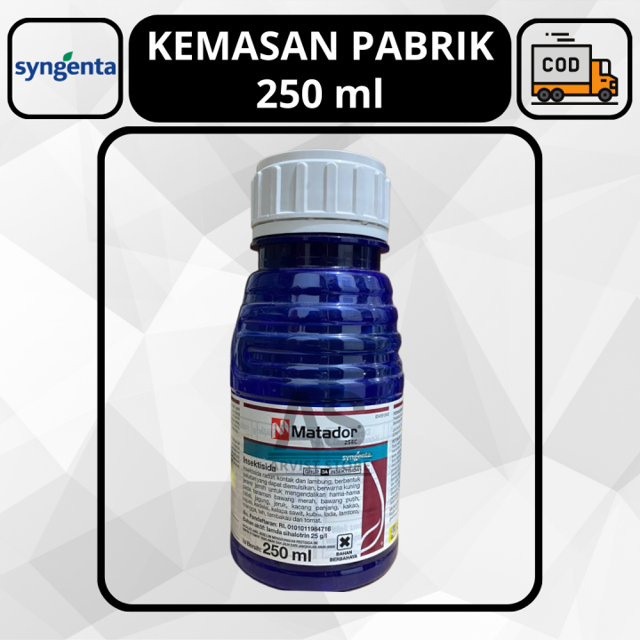 Insektisida MATADOR 25 EC Kemasan Pabrik Syngenta 250ml Bahan Aktif ...