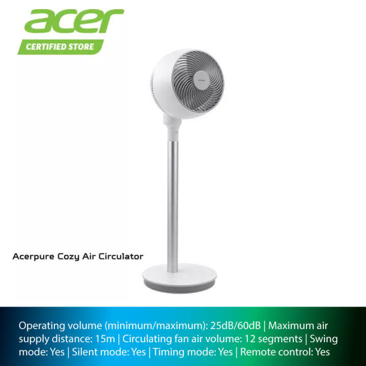 [Ready Stock] Acerpure Cozy Air Circulator - ZL.ACCTG.00W | Lazada