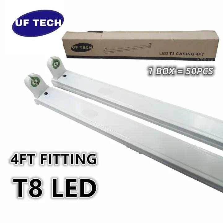 UF Tech T8 4FT LED Tube Casing Fitting ( 1 Box = 50 pcs ) | Lazada