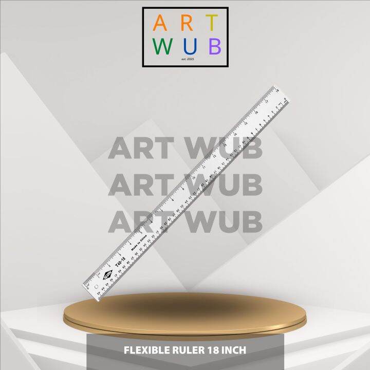 Art wub. JOY 18 inch ruler heavy duty plastic | Lazada PH