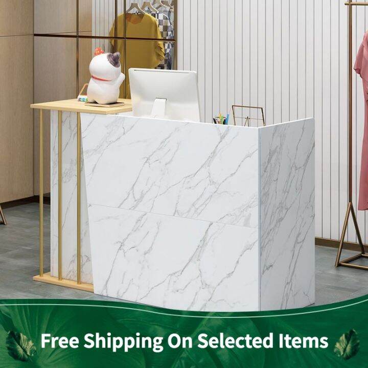 【READY STOCK】 ღStock Counter Table Store Cashier Table for Cashier ...