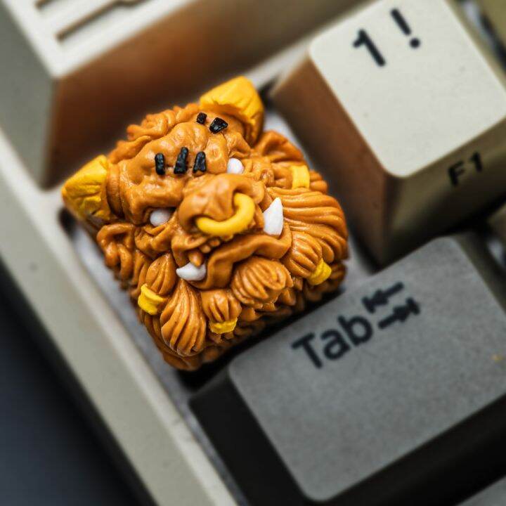 1 Piece Handmade Individual Resin Keycap Scar Bull Key Cap For MX ...