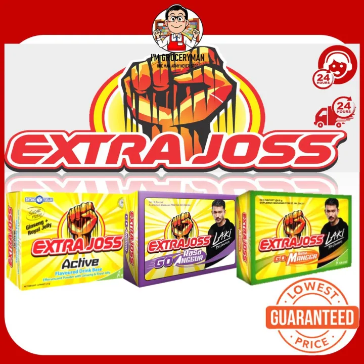 Extra Joss Active / Anggur / Mangga 100%original | Lazada