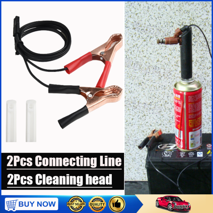 gfxs1 Shop Car Fuel Injector Flush Cleaner Adapter Cleaning Tool Set ...