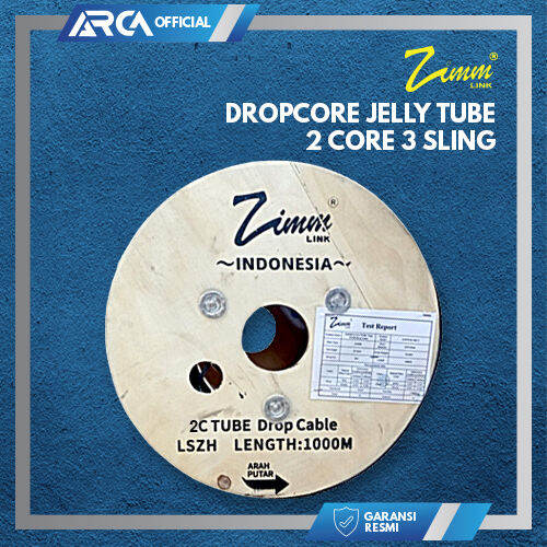 Kabel Dropcore ZimmLink 2 Core 3 Sling 1000 M Jelly Tube | Lazada Indonesia