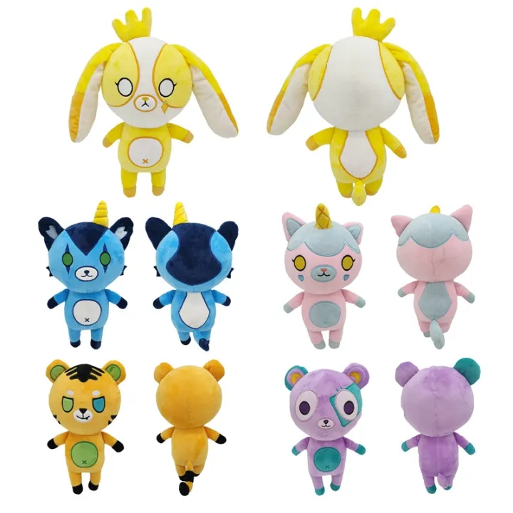 [YP] 5 pcs 25cm Funneh Plush Toy Its The Krew Merch Teddy Bear Cartoon ...