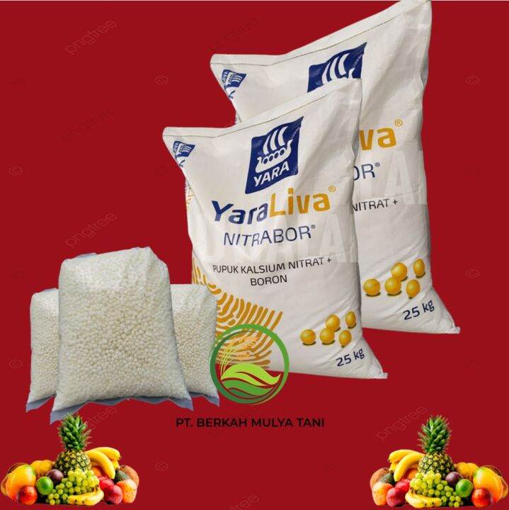 Pupuk Yaraliva Nitrabor Kalsium Nitrat + Boron 1 Kg / 500 Gram Repack | Lazada Indonesia