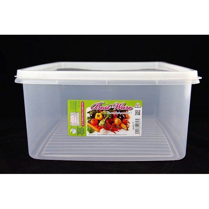 345/T TRANSPARENT RECT. FREEZER CONTAINER (14.0L) | Lazada