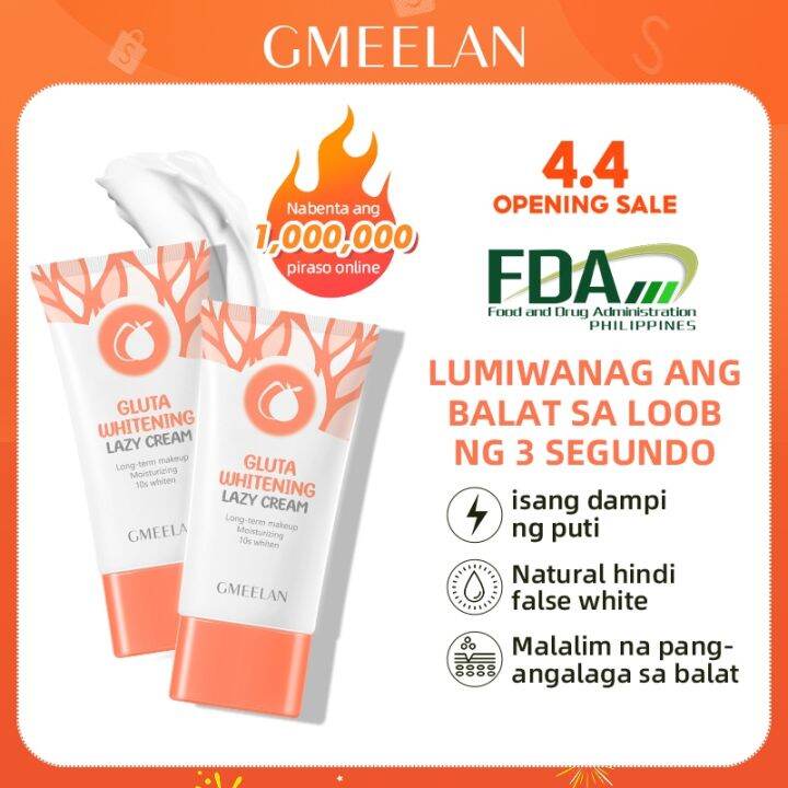 GMEELAN Gluta Whitening Cream Facial Cream Lazy Cream BB Cream | Lazada PH