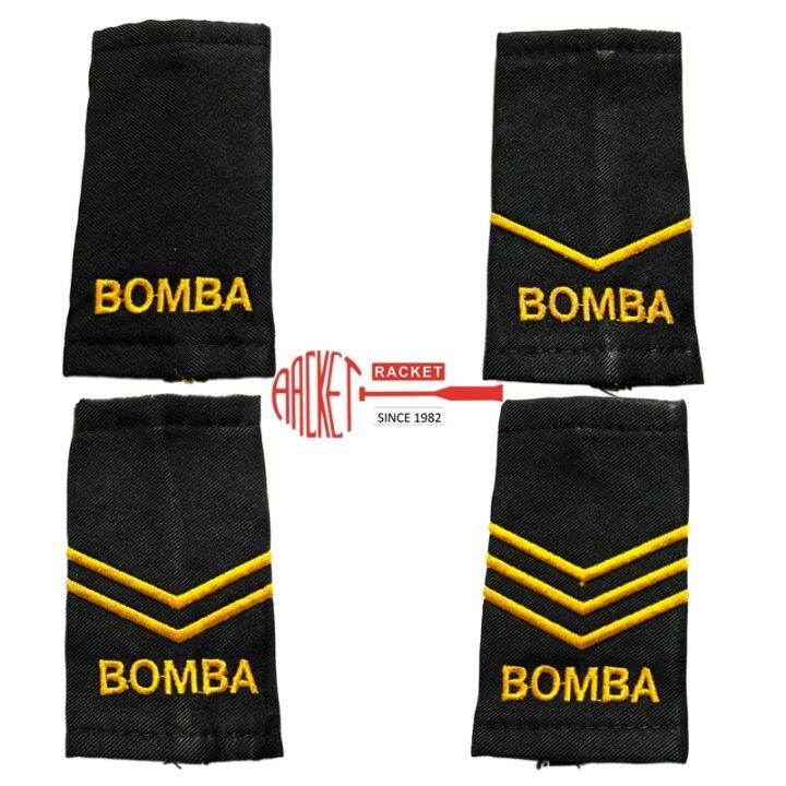 Kadet Bomba Ranking Epaulets or Pangkat Kadet Bomba | Lazada