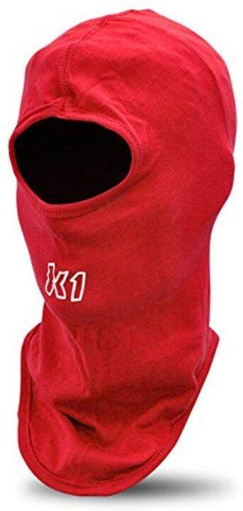 K1 Race Gear Cotton Full Face Head Sock/Balaclava (Red) | Lazada PH