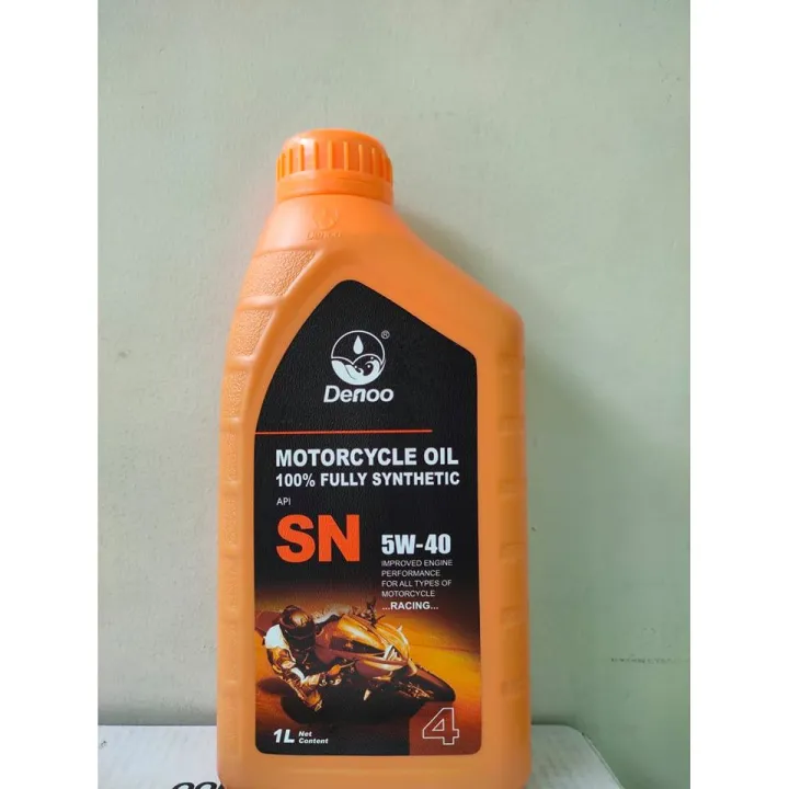 Motorcycle Oil Synthetic Fully Synthetic DENOO | Lazada PH