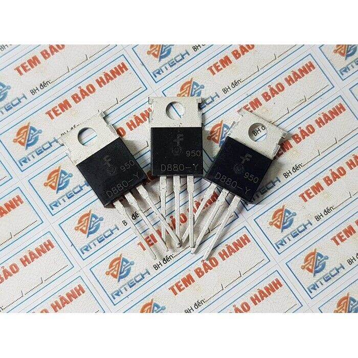 [Combo 10 chiếc] D880 D880-Y 2SD880-Y Transistor NPN 60V/3A TO-220 ...