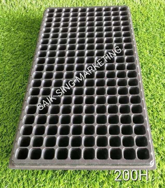 1 pcs 200 Hole Tray Seedling Tray Semaian Plastic Nursery Seed ...