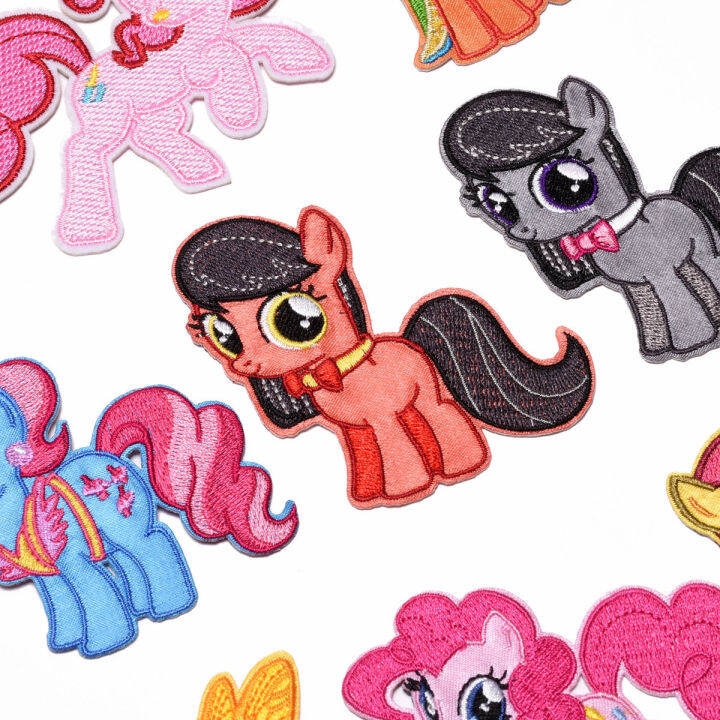 My Little Pony Clothes Decorative Stickers Cloth Decals Embroidery ...