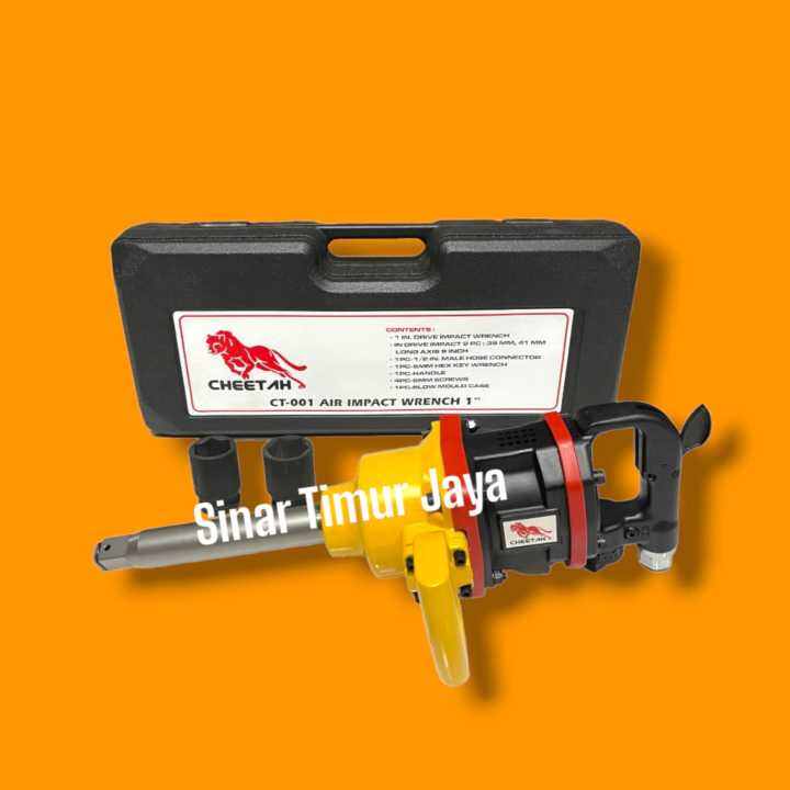 Air impact Wrench 1 Inch Cheetah 2600 Alat Pembuka Baut Roda | Lazada ...