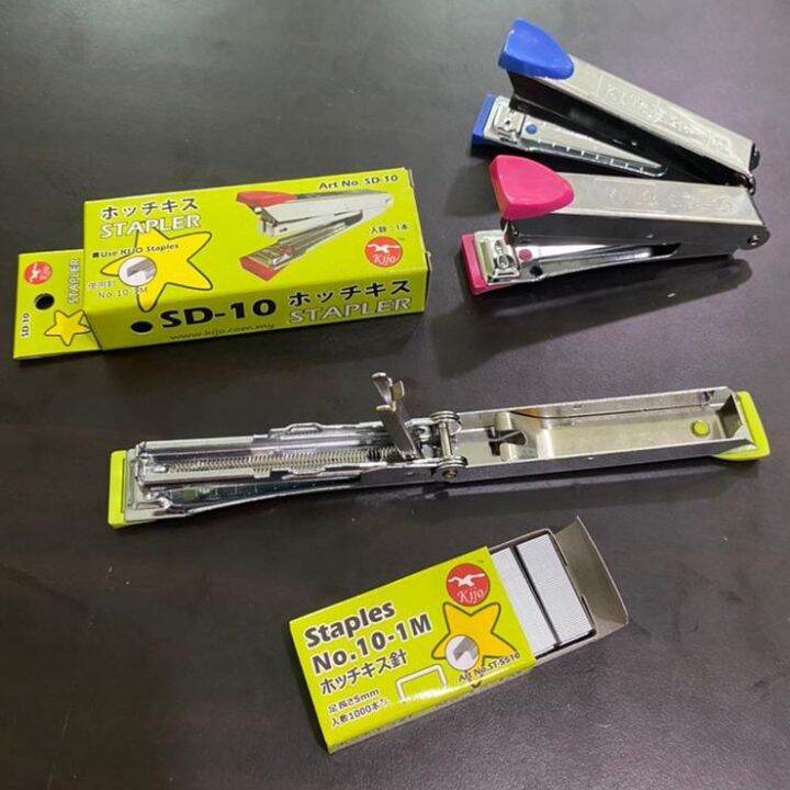 KIJO Staples No.10-1M Fine Ubat Staples 10-1m 10号书钉 Stapler HD-10 ...