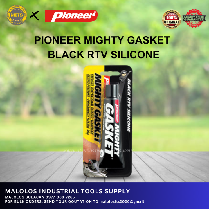Pioneer Mighty Gasket Black RTV Silicone | Lazada PH