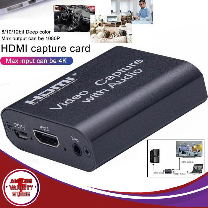 1080P 4K HDMI Video Capture Device HDMI To USB 2.0 Video Capture Card ...