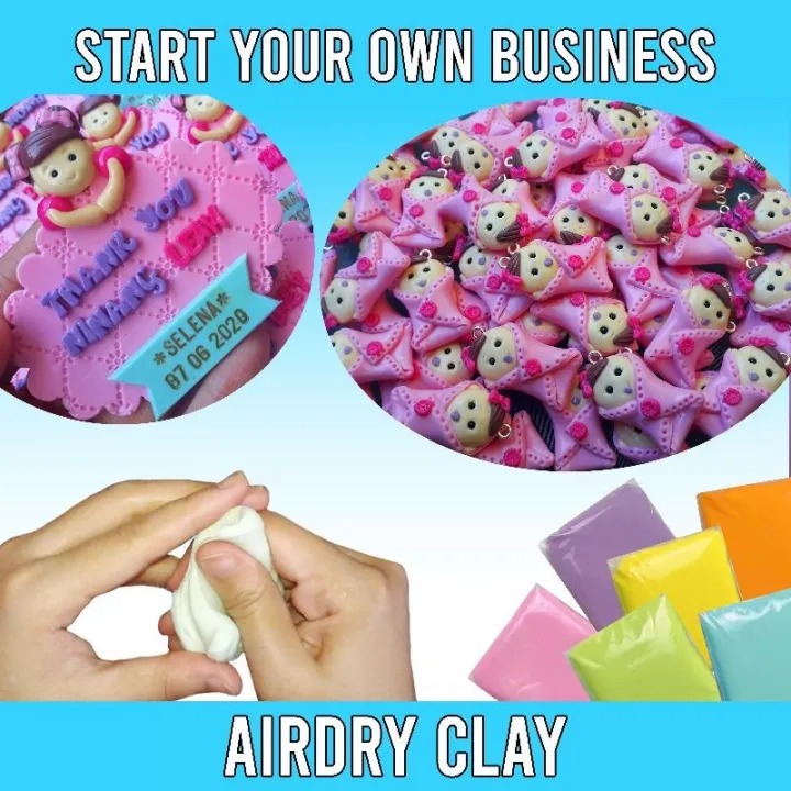 本土08店 NO BAKE CLAY Flynntastic Air dry Clay Classic Colors 50G | Lazada PH