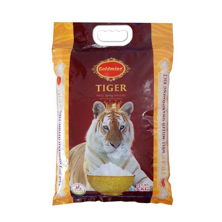 Goldmine Tiger Well Spring Milled Sinandomeng Rice 5KG | Lazada PH