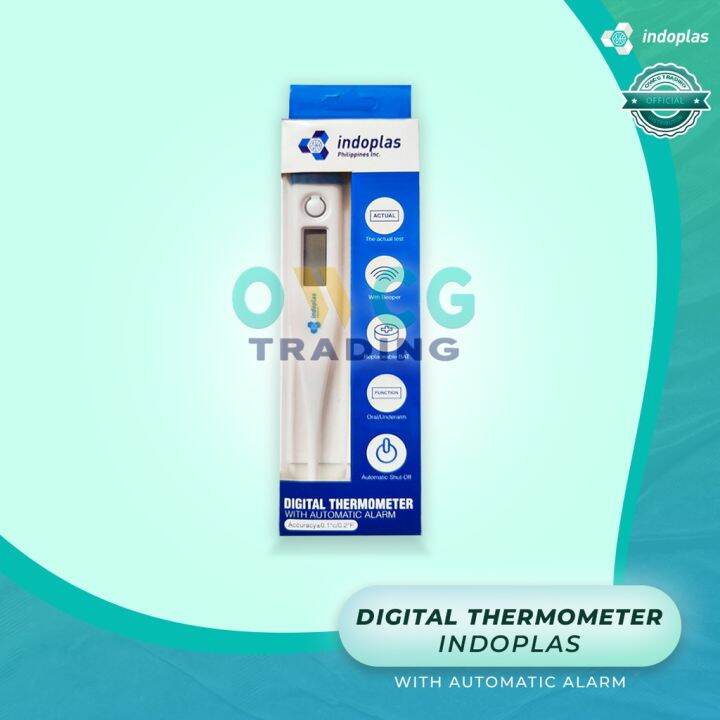 24 HOURS SHIP OUT INDOPLAS Digital Thermometer with Automatic Alarm ...