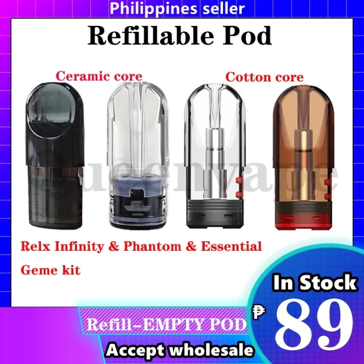 Refillable Pods Relx Infinity Relx Phantom Essential Refilabl Pod Original Rlex Vape Tank Real x ...