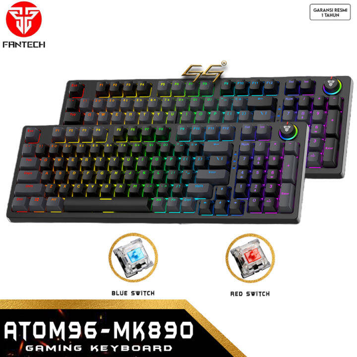 Fantech ATOM96 MK890 Keyboard Gaming Full Size RGB | Lazada Indonesia