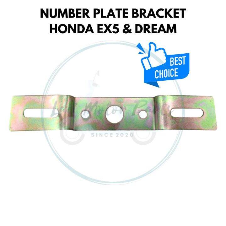 HONDA EX5 HIGH POWER HONDA EX5 DREAM REAR NUMBER PLATE BRACKET REAR NUMBER PLAT BRACKET NOMBOR ...