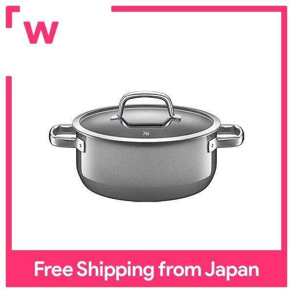 WMF Fusiontech low casserole 24cm PL (platinum) IH gas flame safe ...