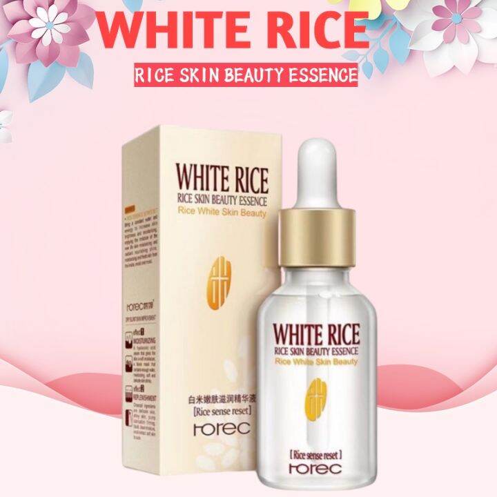 White Rice Serum 15ml Rice Skin Beauty Essence Reduces Wrinkles Dark