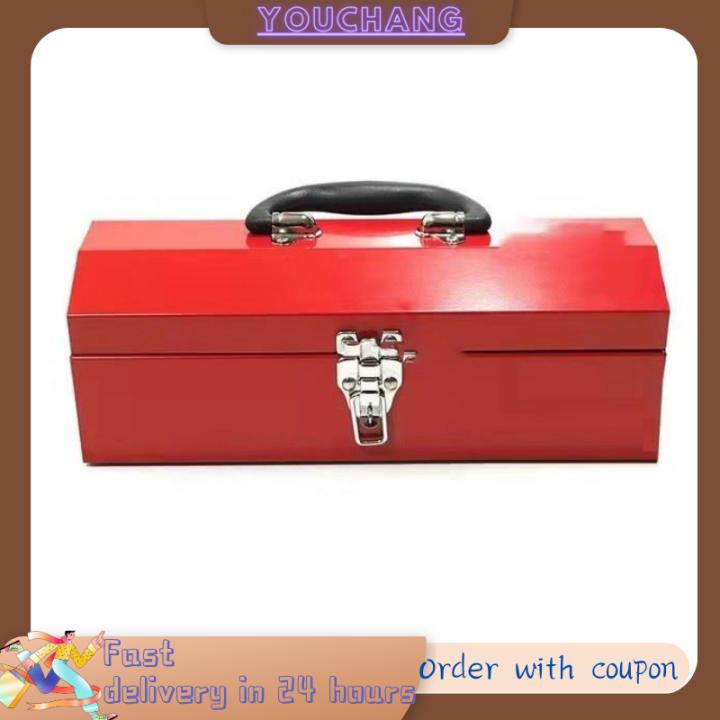 Portable toolbox Multi-function toolbox Car storage box Hardware Iron ...